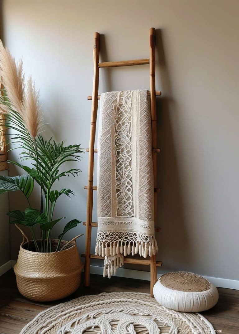 Ladder Blanket Racks: 10 Stylish and Practical Solutions for Your Home ...