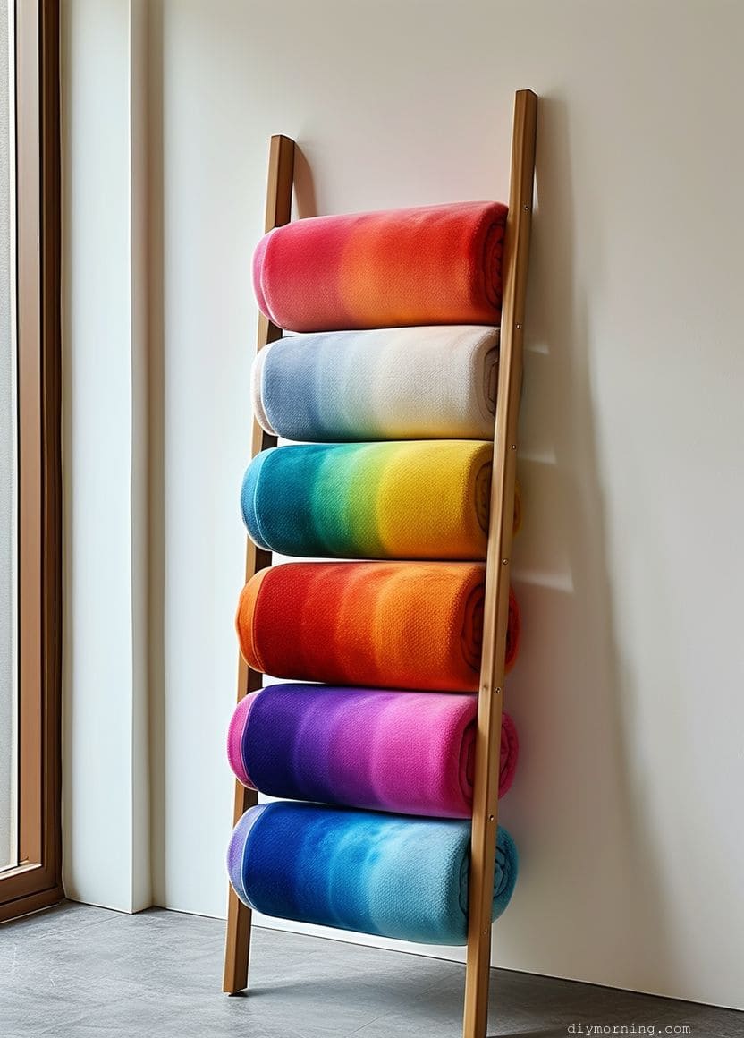 Ladder Blanket Racks: 10 Stylish and Practical Solutions for Your Home ...