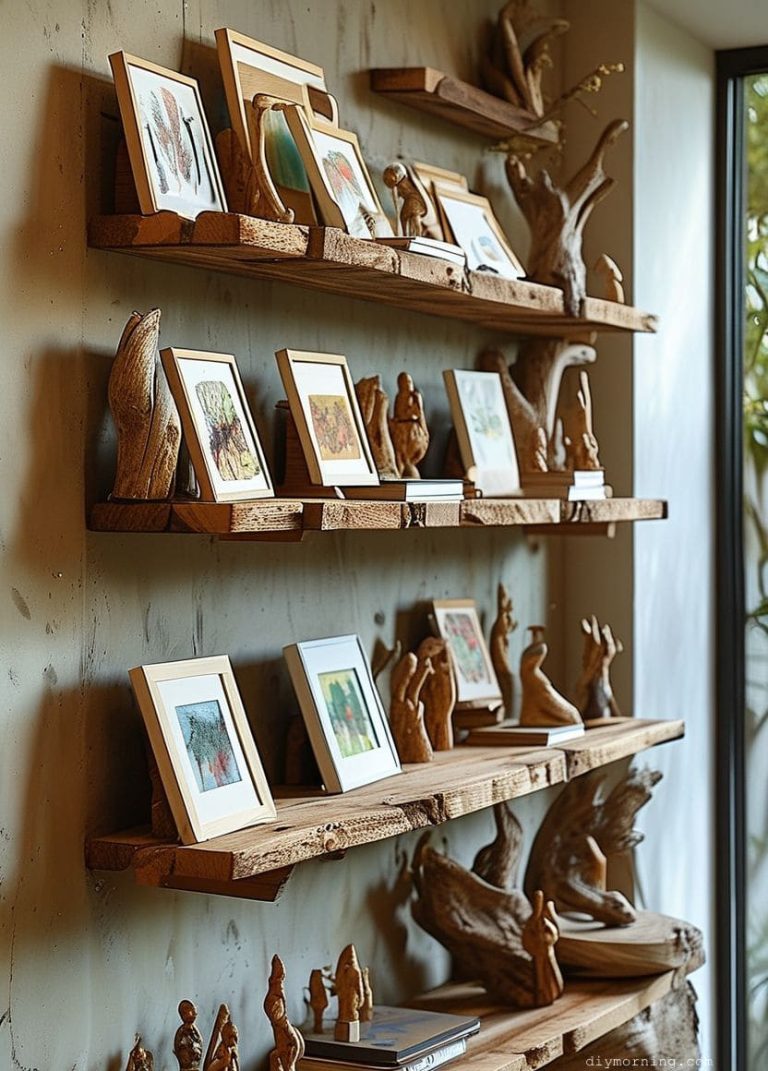 Reclaimed Wood Shelves: 50+ Stunning Ideas for Eco-Friendly Home Decor ...