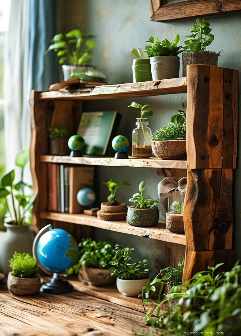Reclaimed Wood Shelves: 50+ Stunning Ideas for Eco-Friendly Home Decor ...