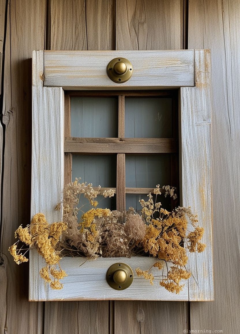 10 Creative Ways to Use Repurposed Window Frames as Wall Art - Upcycled ...