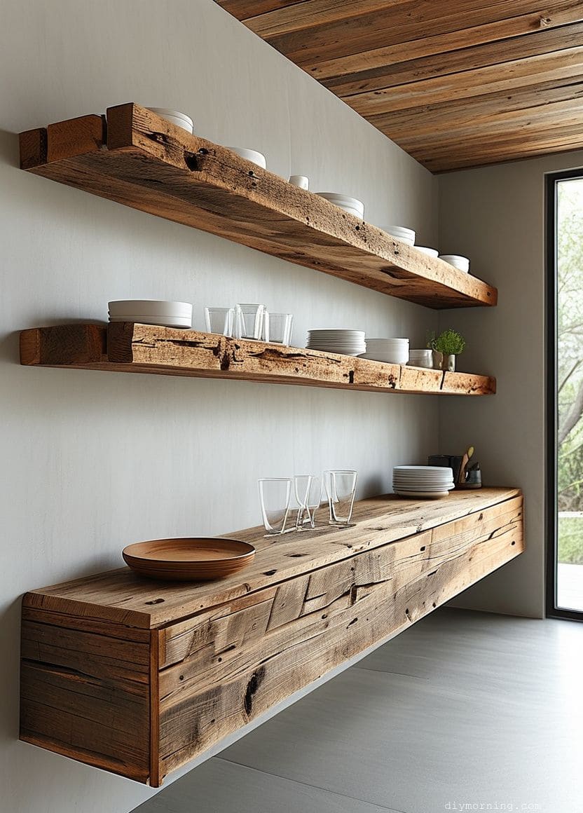 Reclaimed Wood Shelves: 50+ Stunning Ideas for Eco-Friendly Home Decor ...