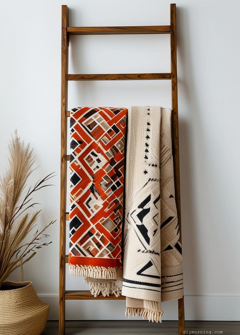 Ladder Blanket Racks: 10 Stylish and Practical Solutions for Your Home ...