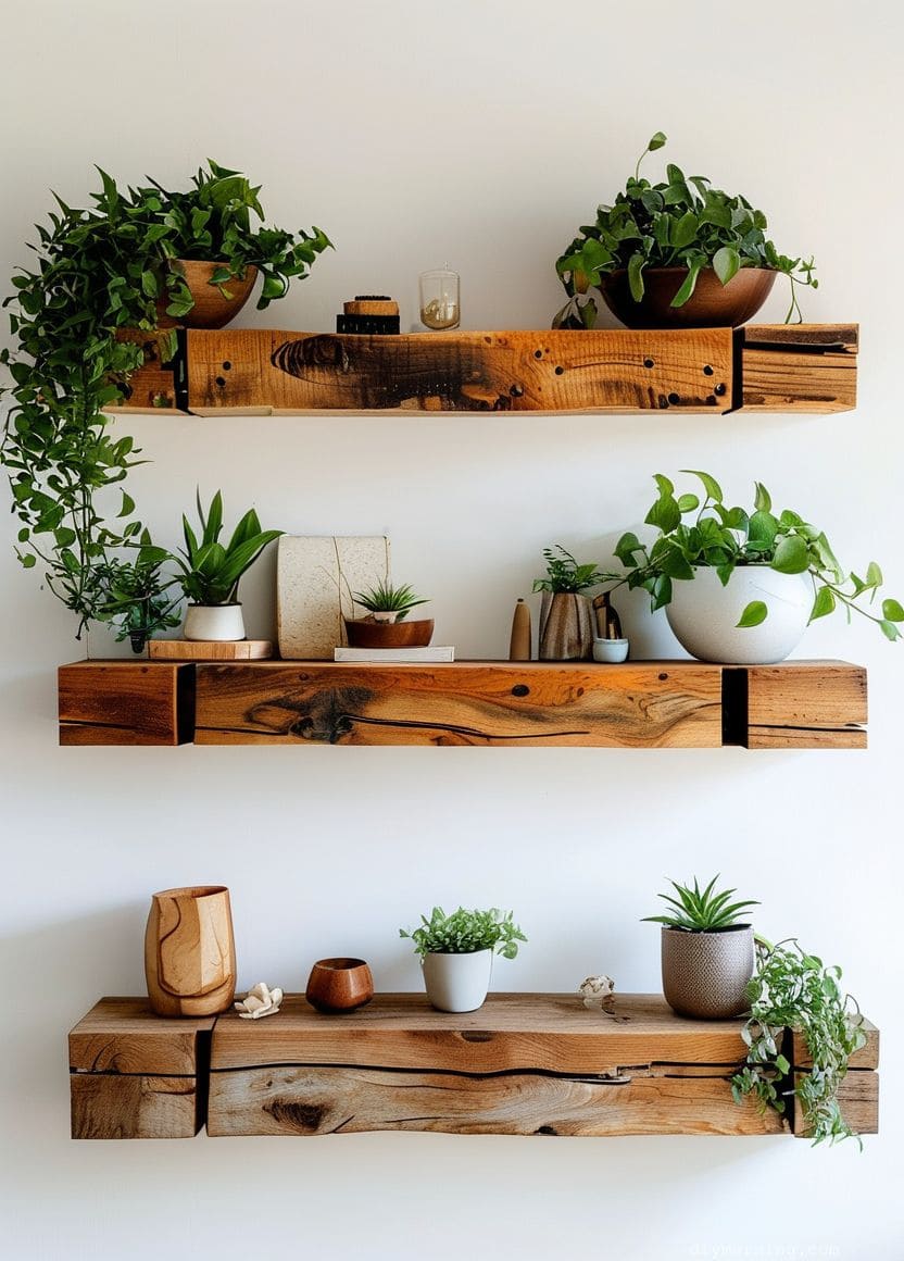 Reclaimed Wood Shelves: 50+ Stunning Ideas for Eco-Friendly Home Decor ...