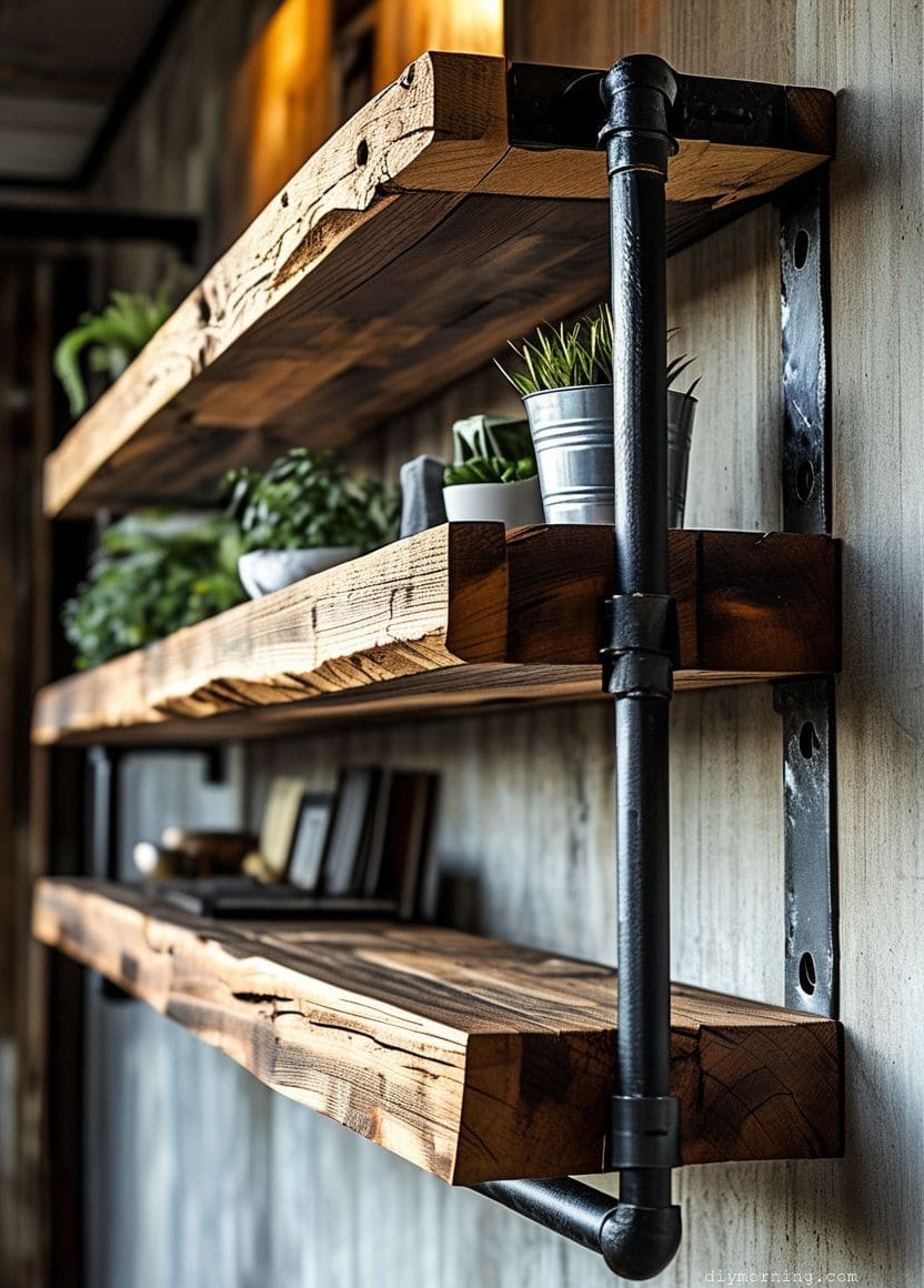 Reclaimed Wood Shelves: 50+ Stunning Ideas for Eco-Friendly Home Decor ...