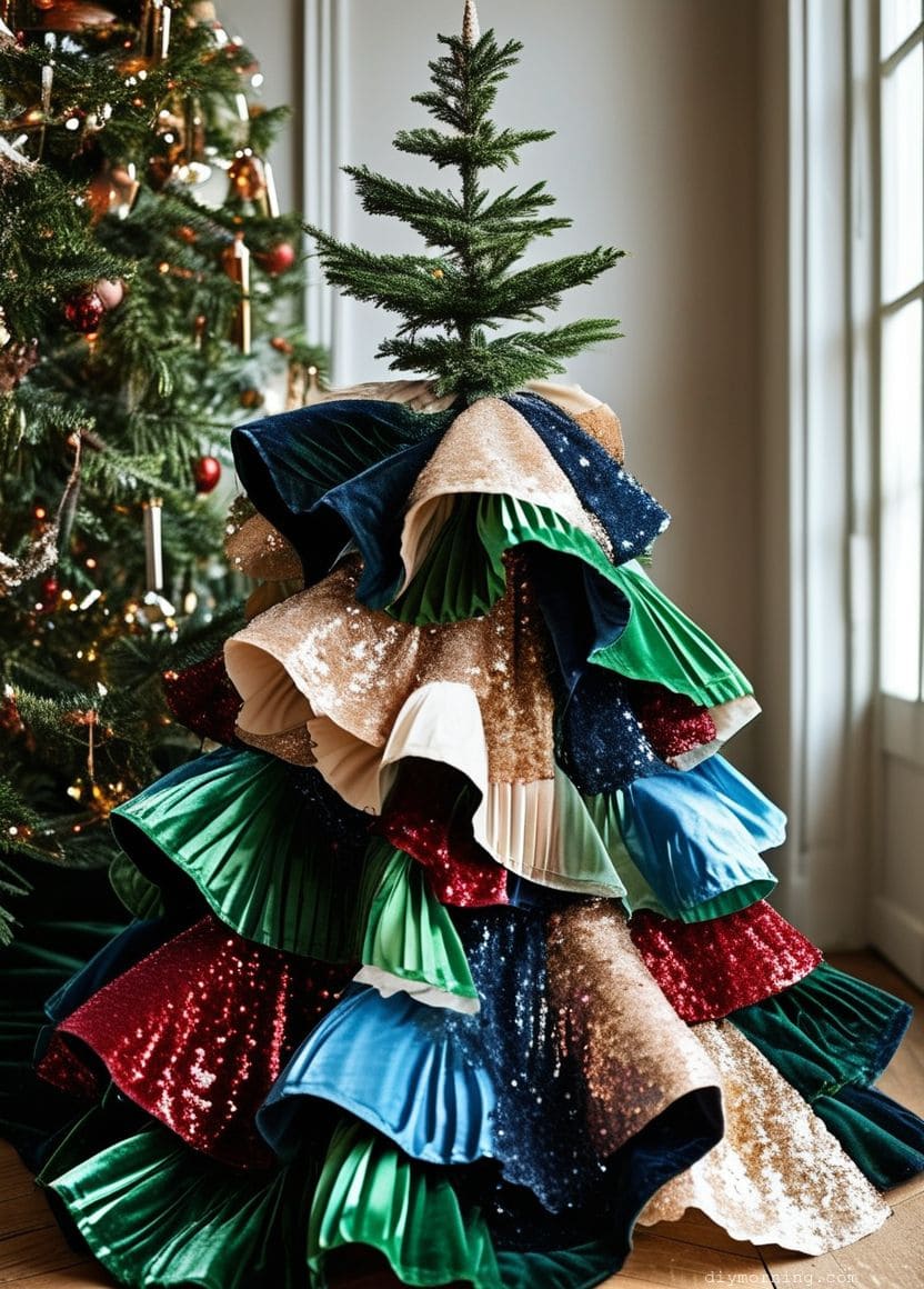 DIY Tree Skirts: 10 Creative Ideas for Festive Flair - Upcycled Around Town