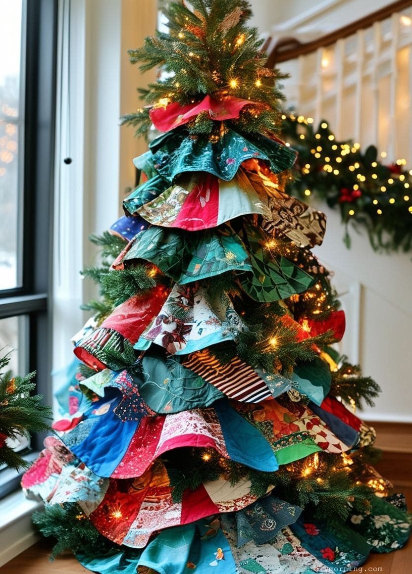 DIY Tree Skirts: 10 Creative Ideas for Festive Flair - Upcycled Around Town