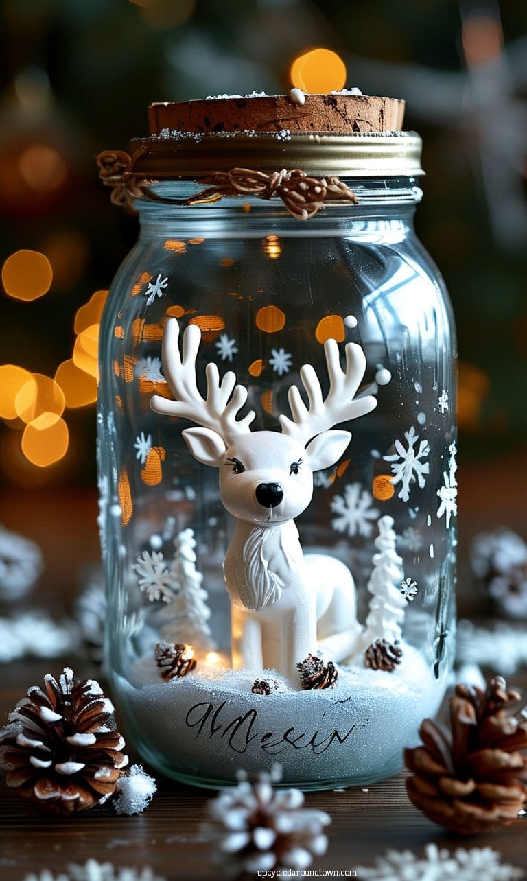 Mason Jar Snow Globes: 5 Steps to Create Charming Winter DIY Decor ...