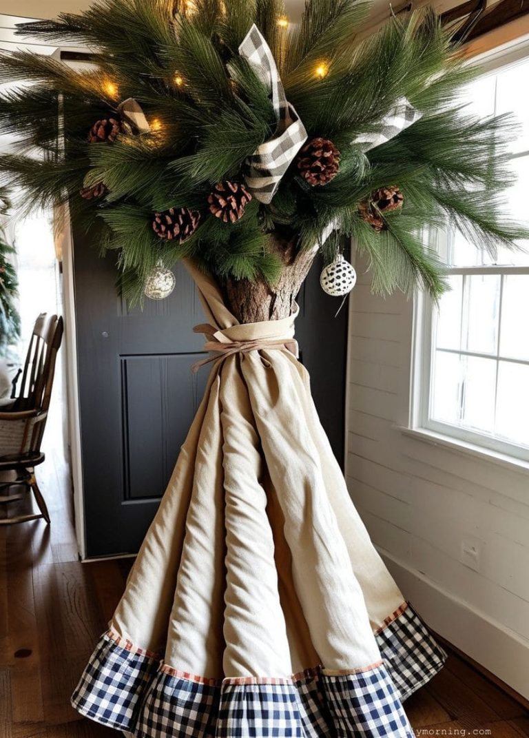 DIY Tree Skirts: 10 Creative Ideas for Festive Flair - Upcycled Around Town
