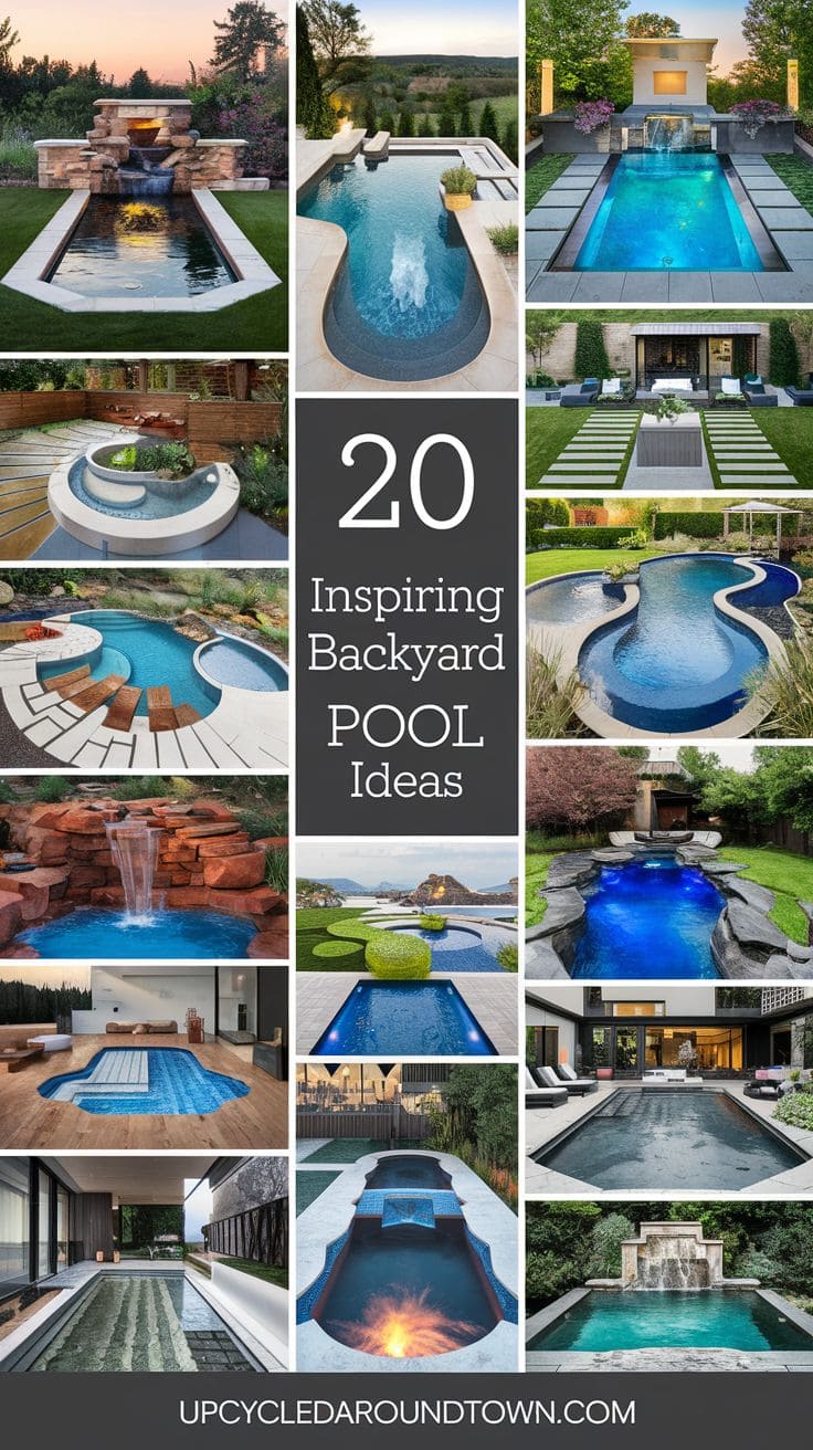 20 Inspiring Backyard Pool Ideas for Your Ultimate Oasis - Upcycled ...