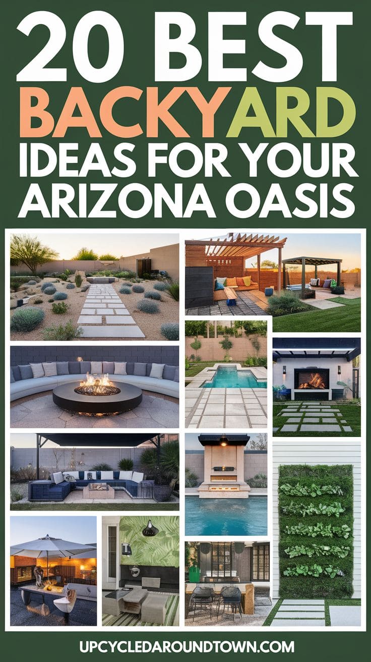 20 Creative Backyard Ideas for Your Arizona Oasis - Upcycled Around Town