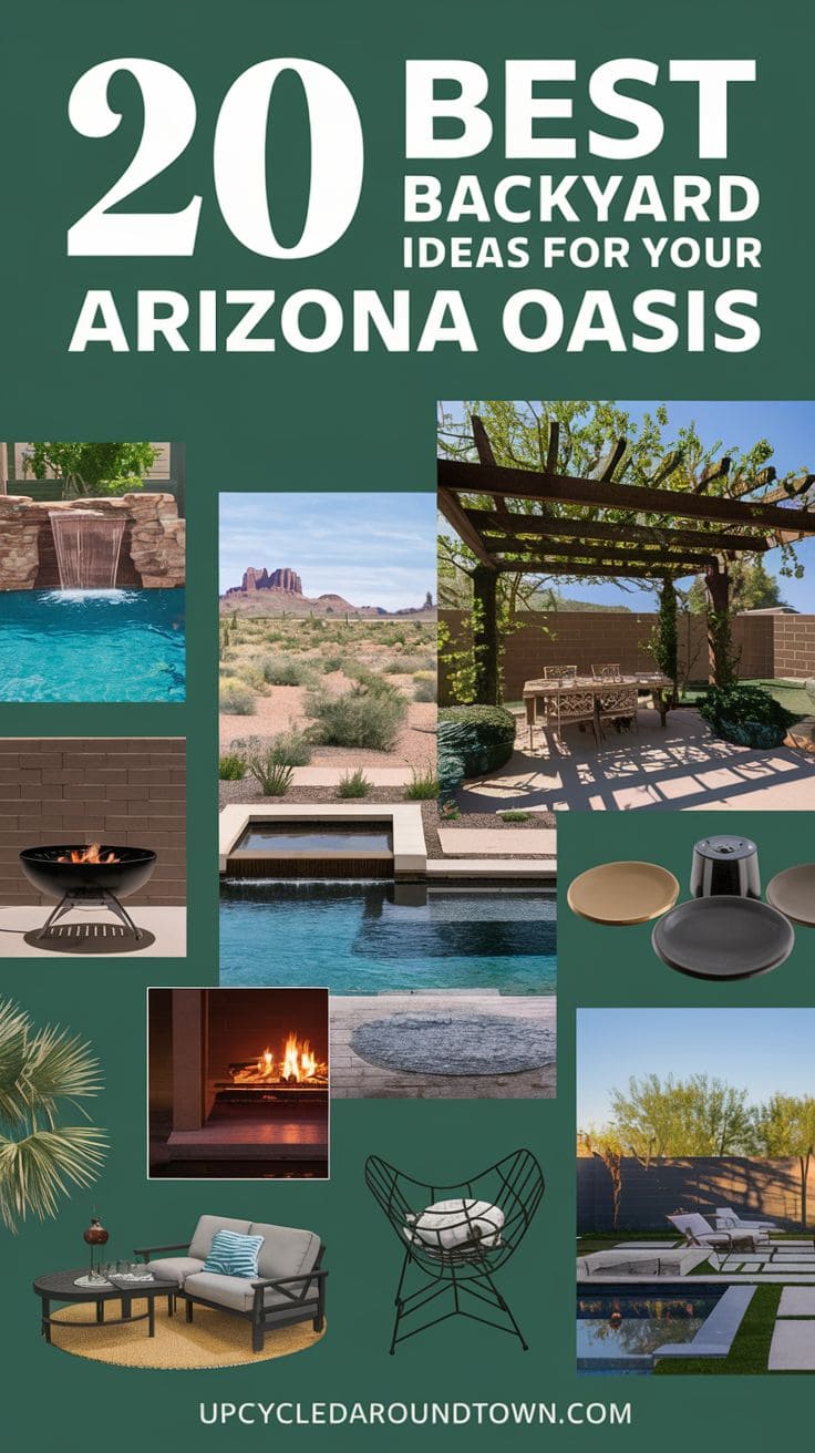 20 Creative Backyard Ideas for Your Arizona Oasis - Upcycled Around Town