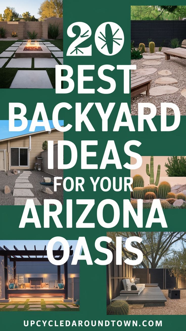 20 Creative Backyard Ideas for Your Arizona Oasis - Upcycled Around Town