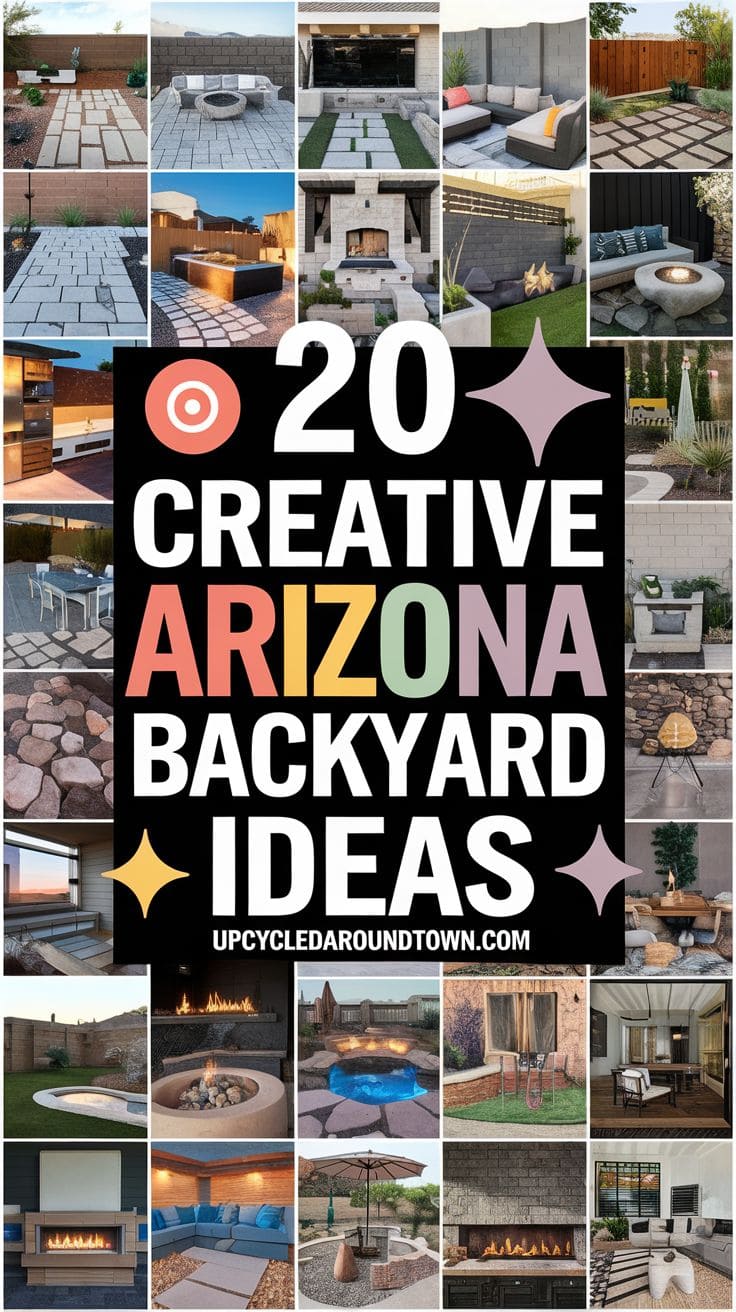 20 Creative Backyard Ideas for Your Arizona Oasis - Upcycled Around Town