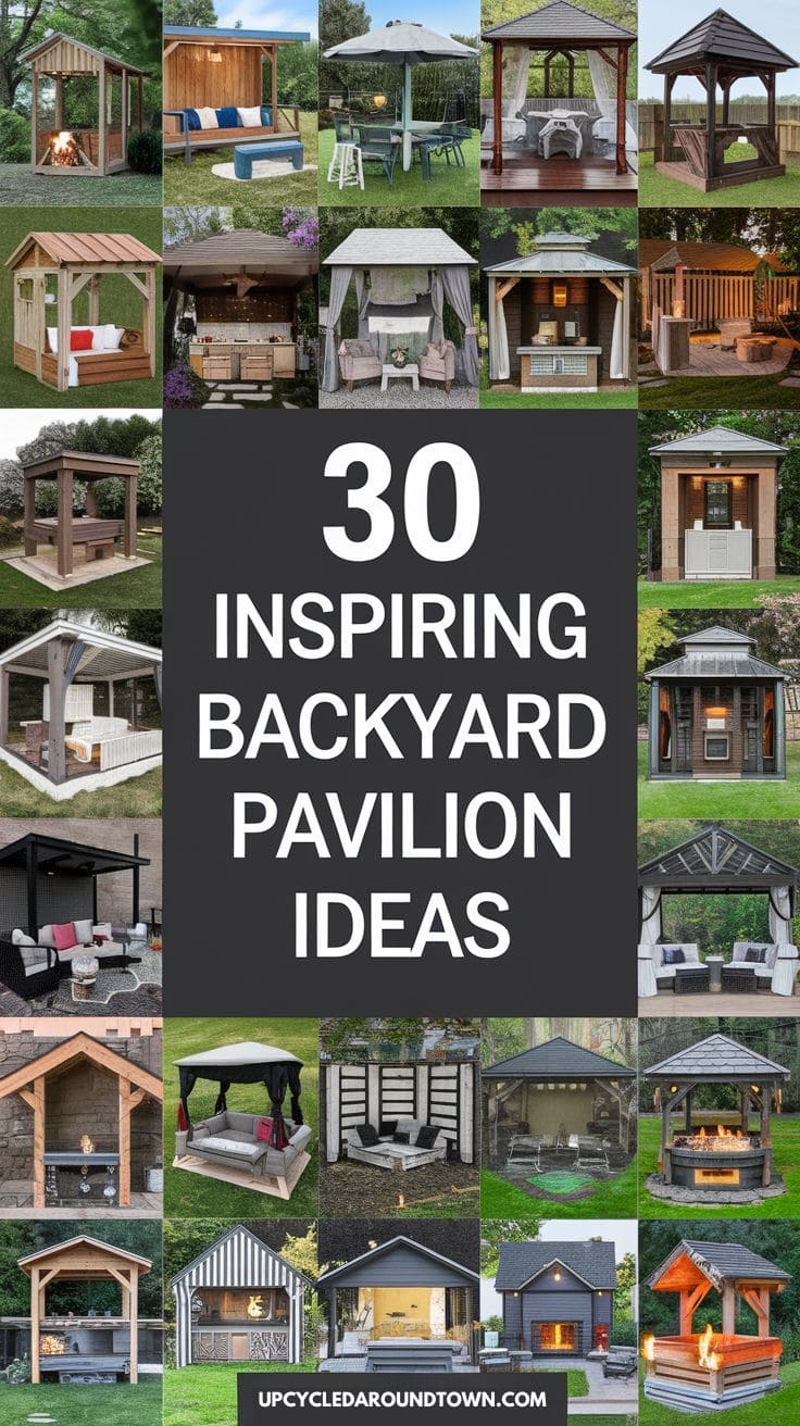 30 Inspiring Backyard Pavilion Ideas for Your Outdoor Oasis - Upcycled ...