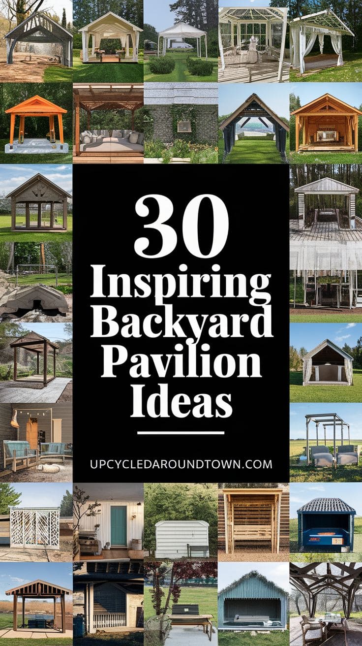 30 Inspiring Backyard Pavilion Ideas for Your Outdoor Oasis - Upcycled ...