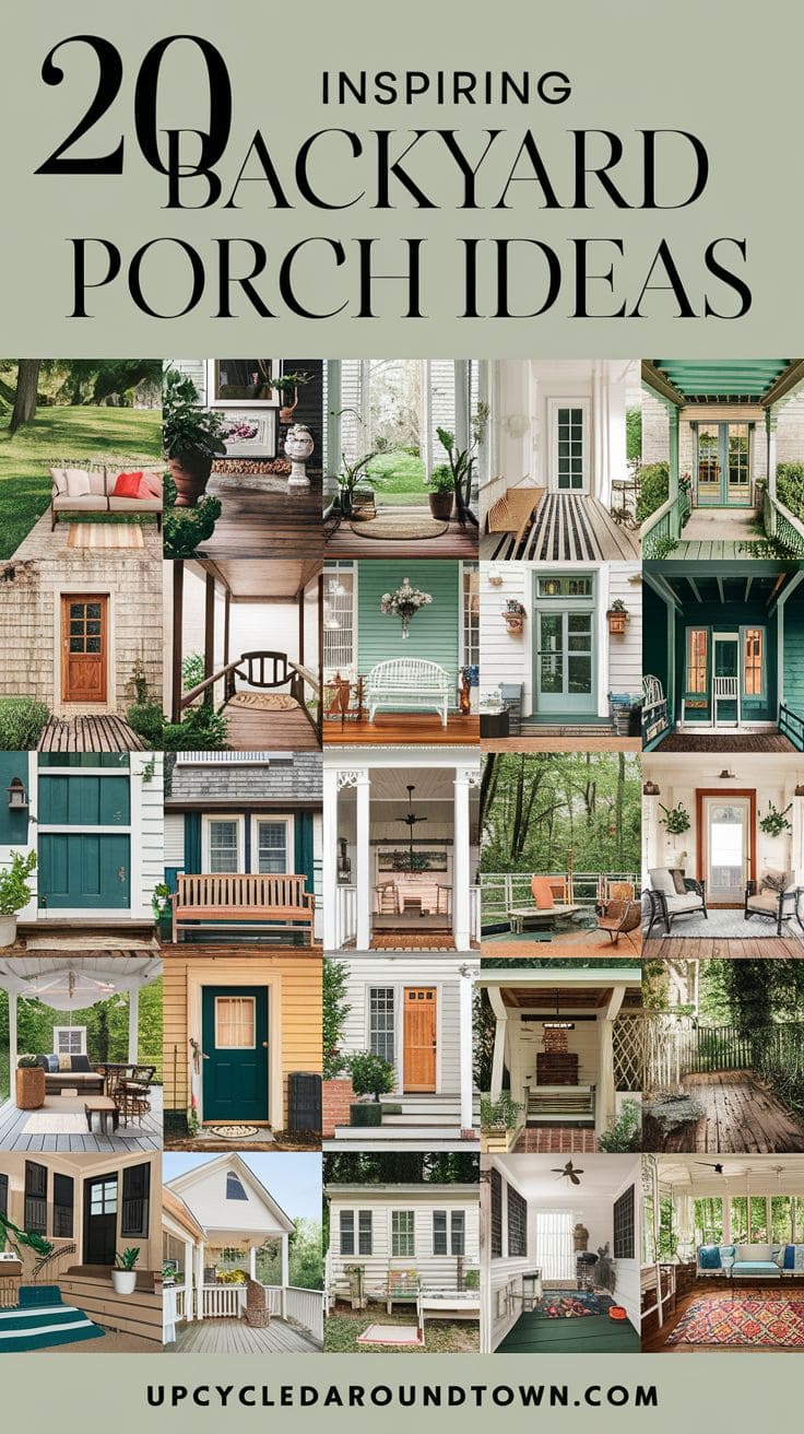 20 Inspiring Backyard Porch Ideas for Ultimate Outdoor Relaxation ...