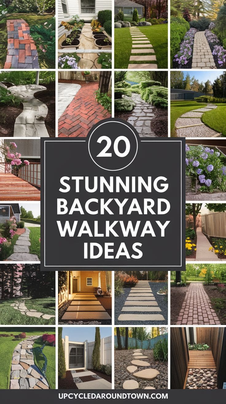 20 Creative Backyard Walkway Ideas to Enhance Your Outdoor Space ...