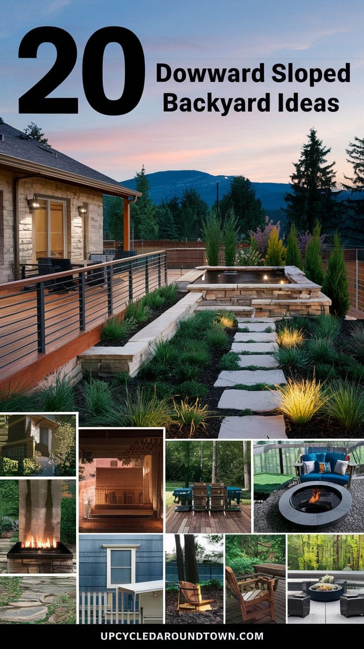 20 Inspiring Downward Sloped Backyard Ideas for Your Outdoor Oasis ...