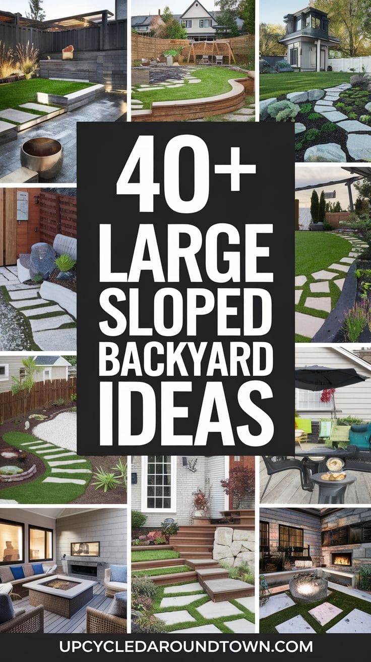 20 Creative Ideas for Transforming Your Large Sloped Backyard ...