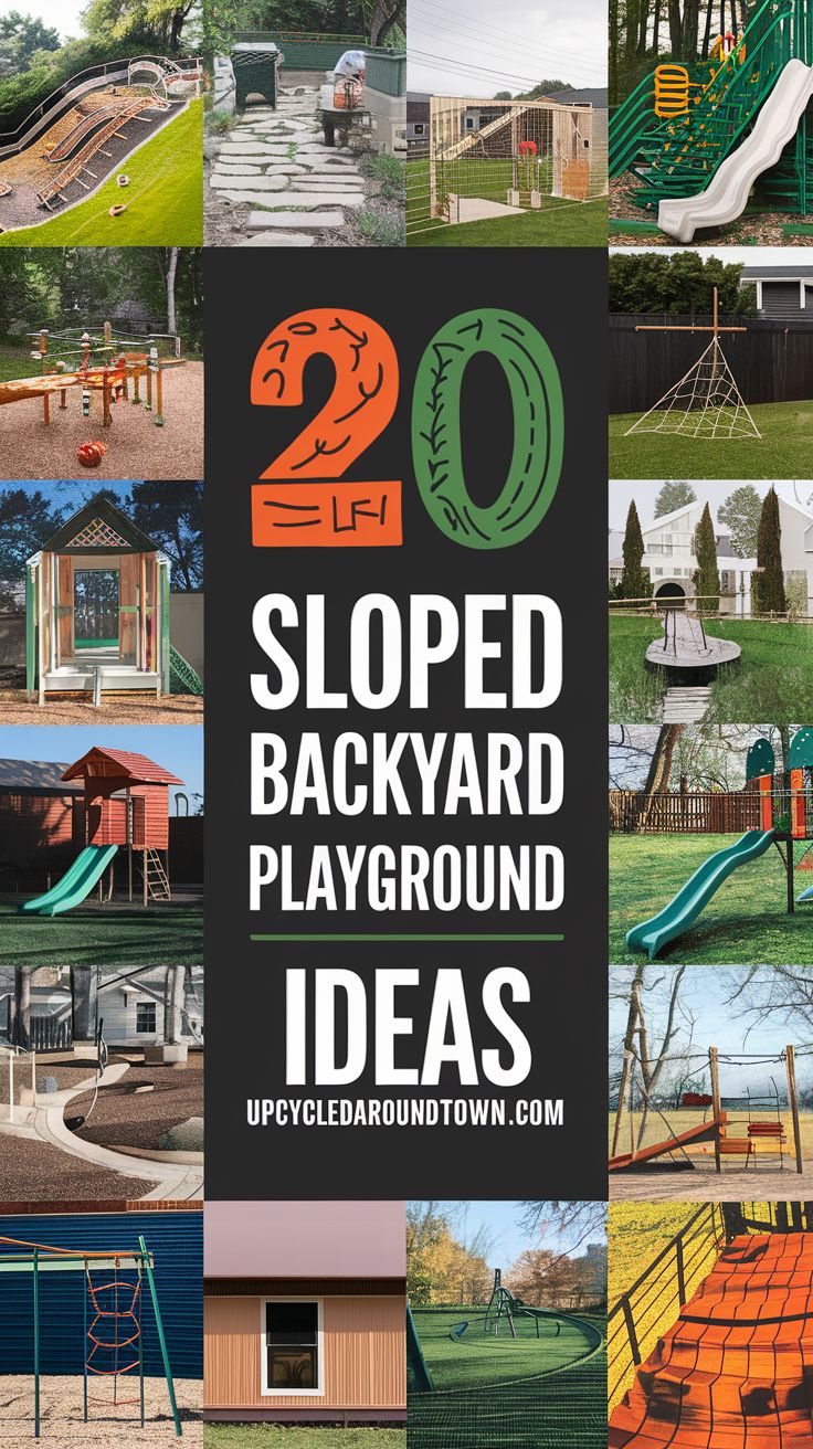 20 Creative Sloped Backyard Playground Ideas for Fun and Adventure ...