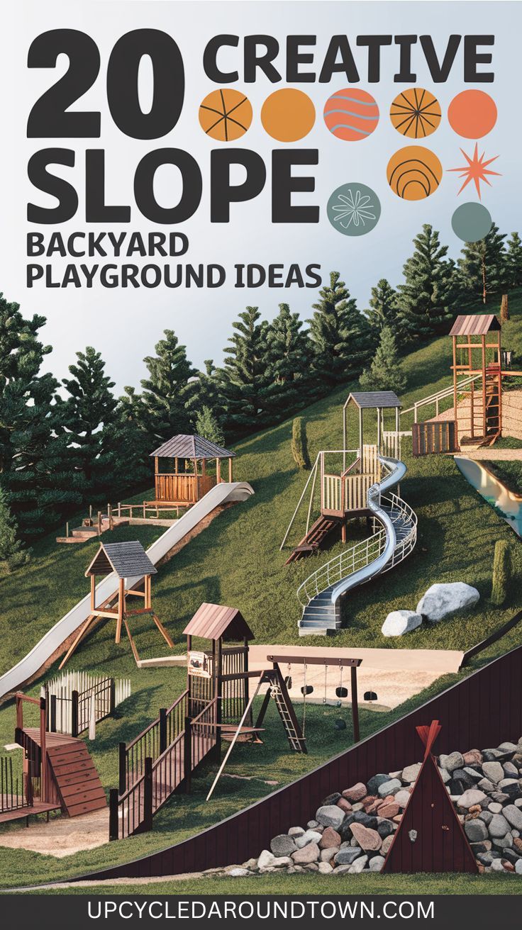 20 Creative Sloped Backyard Playground Ideas for Fun and Adventure ...