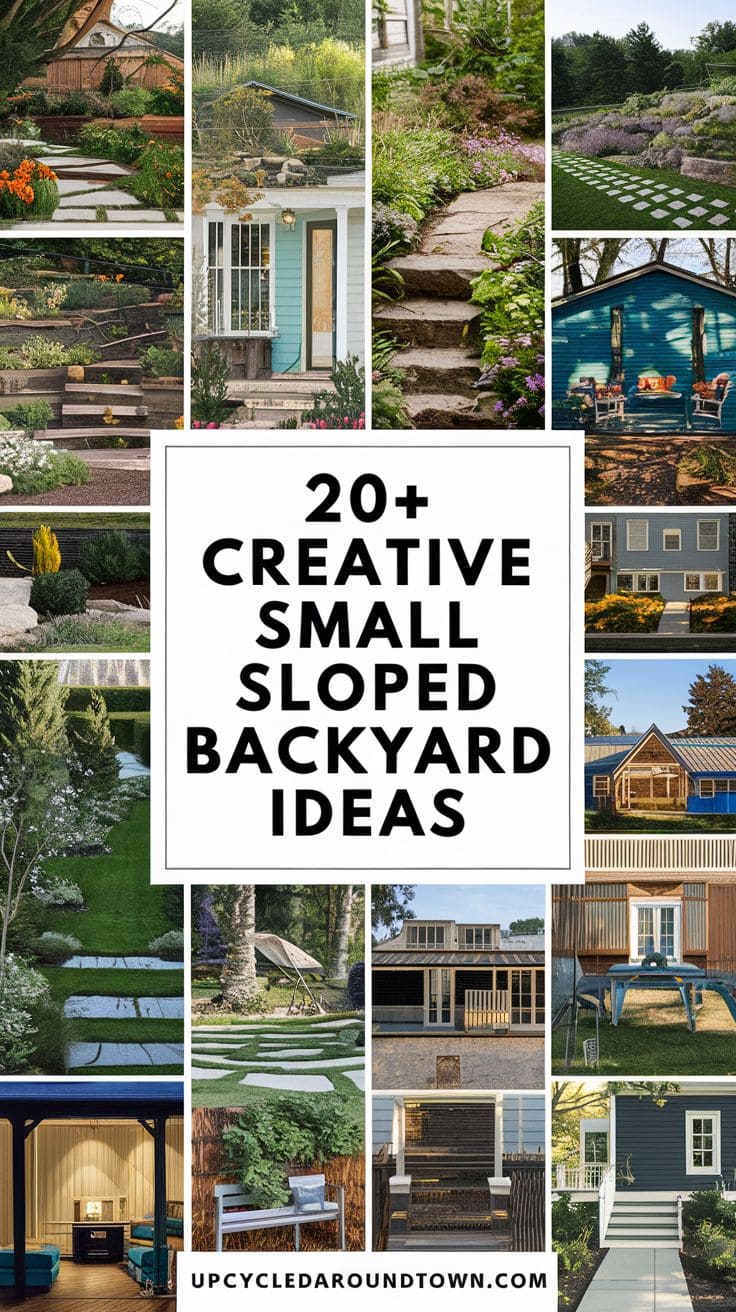 20 Creative Small Sloped Backyard Ideas to Maximize Your Space ...