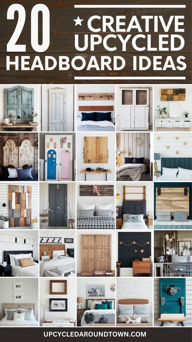 20 Creative Upcycled Headboard Ideas for a Unique Bedroom Makeover ...