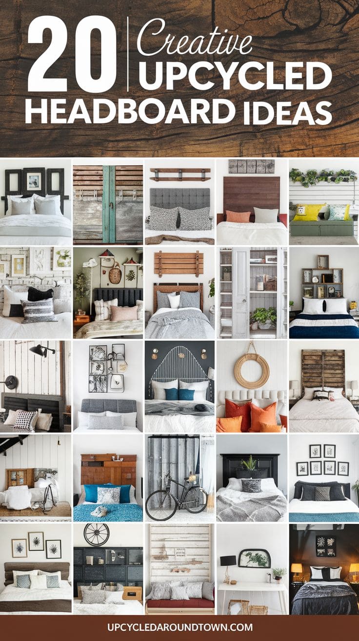 20 Creative Upcycled Headboard Ideas for a Unique Bedroom Makeover ...