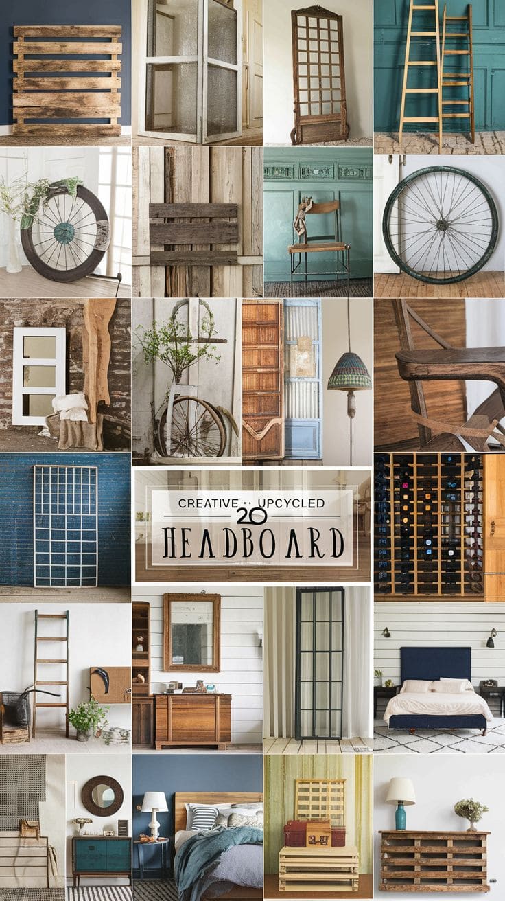 20 Creative Upcycled Headboard Ideas for a Unique Bedroom Makeover ...