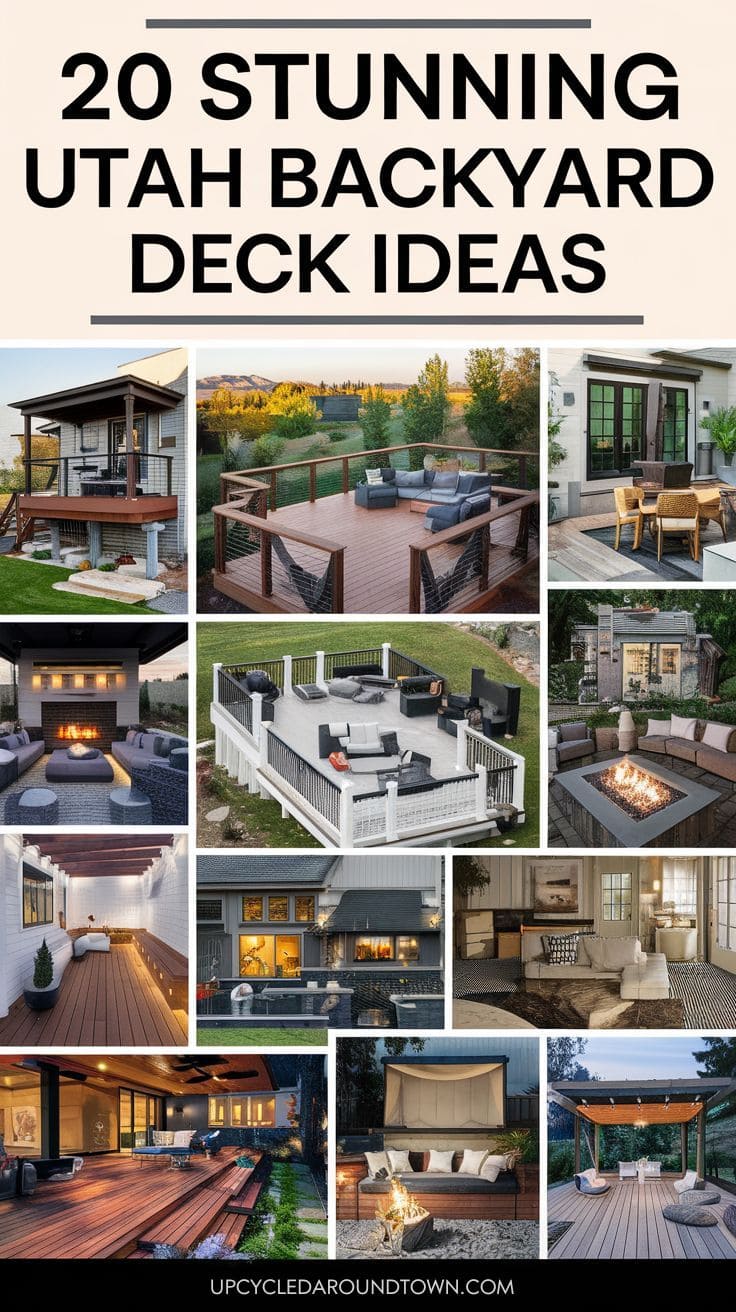 20 Stunning Backyard Deck Ideas for Your Utah Home - Upcycled Around Town