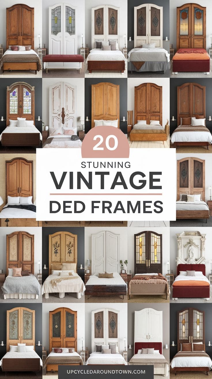 20 Stunning Vintage Door Bed Frames for a Unique Bedroom Style ...