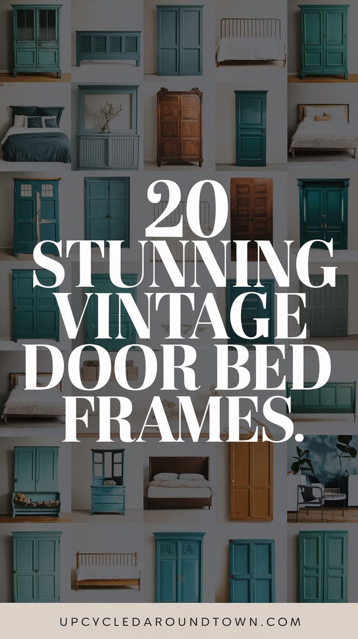 20 Stunning Vintage Door Bed Frames for a Unique Bedroom Style ...