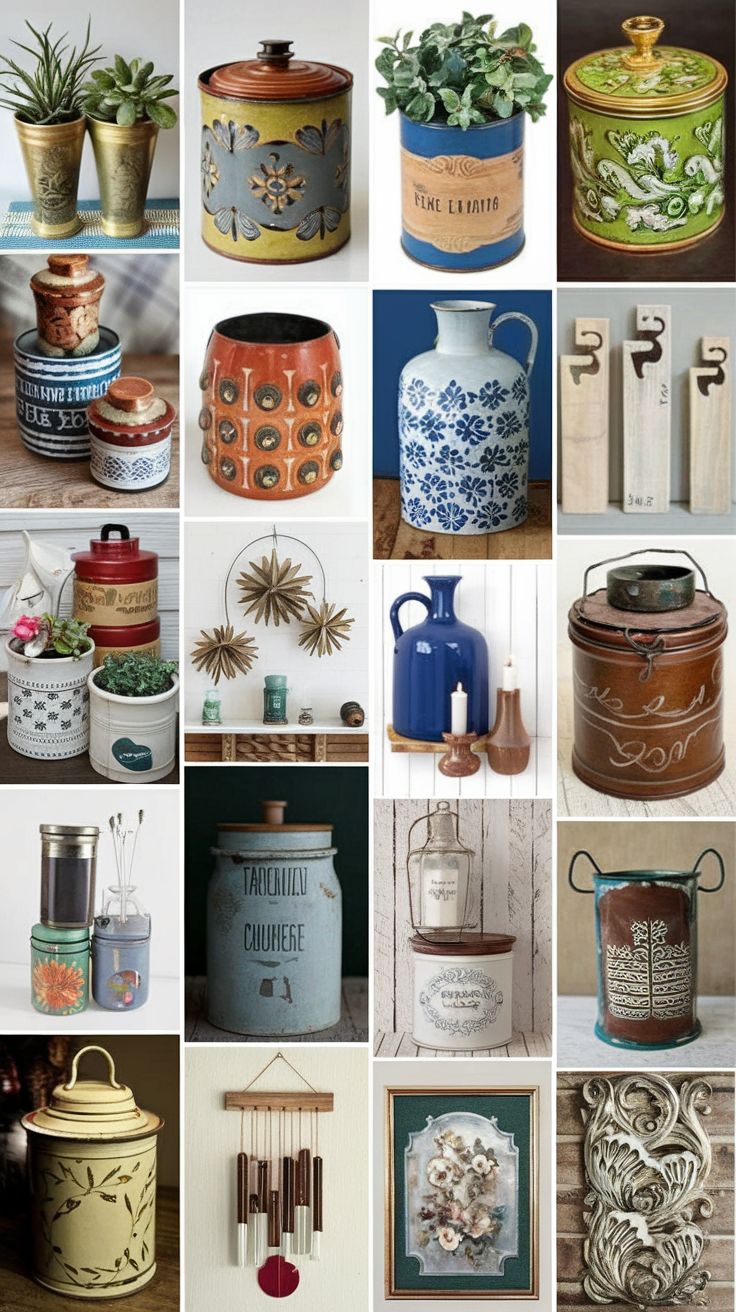 20 Creative Ways to Repurpose Vintage Tin Canisters - Upcycled Around Town