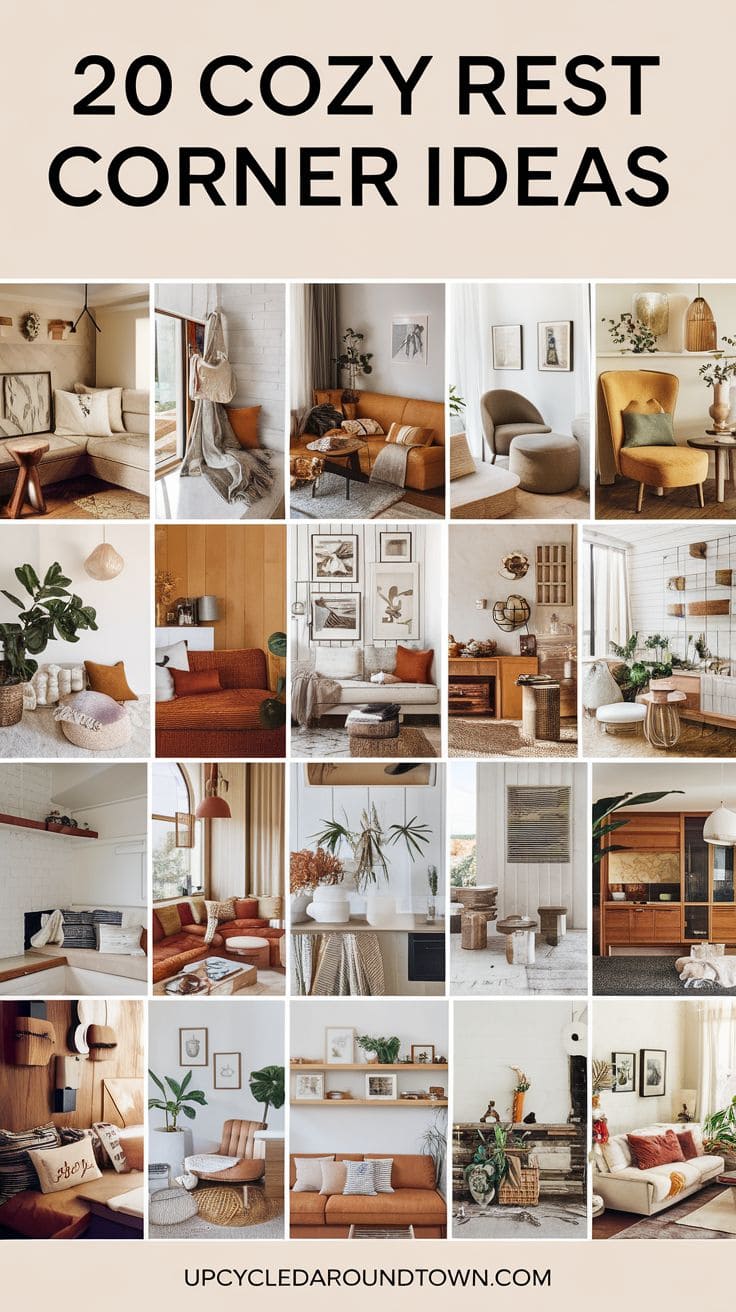 20 Cozy Rest Corner Ideas to Transform Your Space - Upcycled Around Town