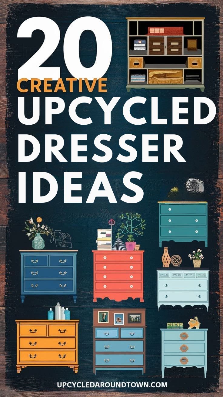 20 Creative Upcycled Dresser Ideas for a Stylish Home Makeover ...