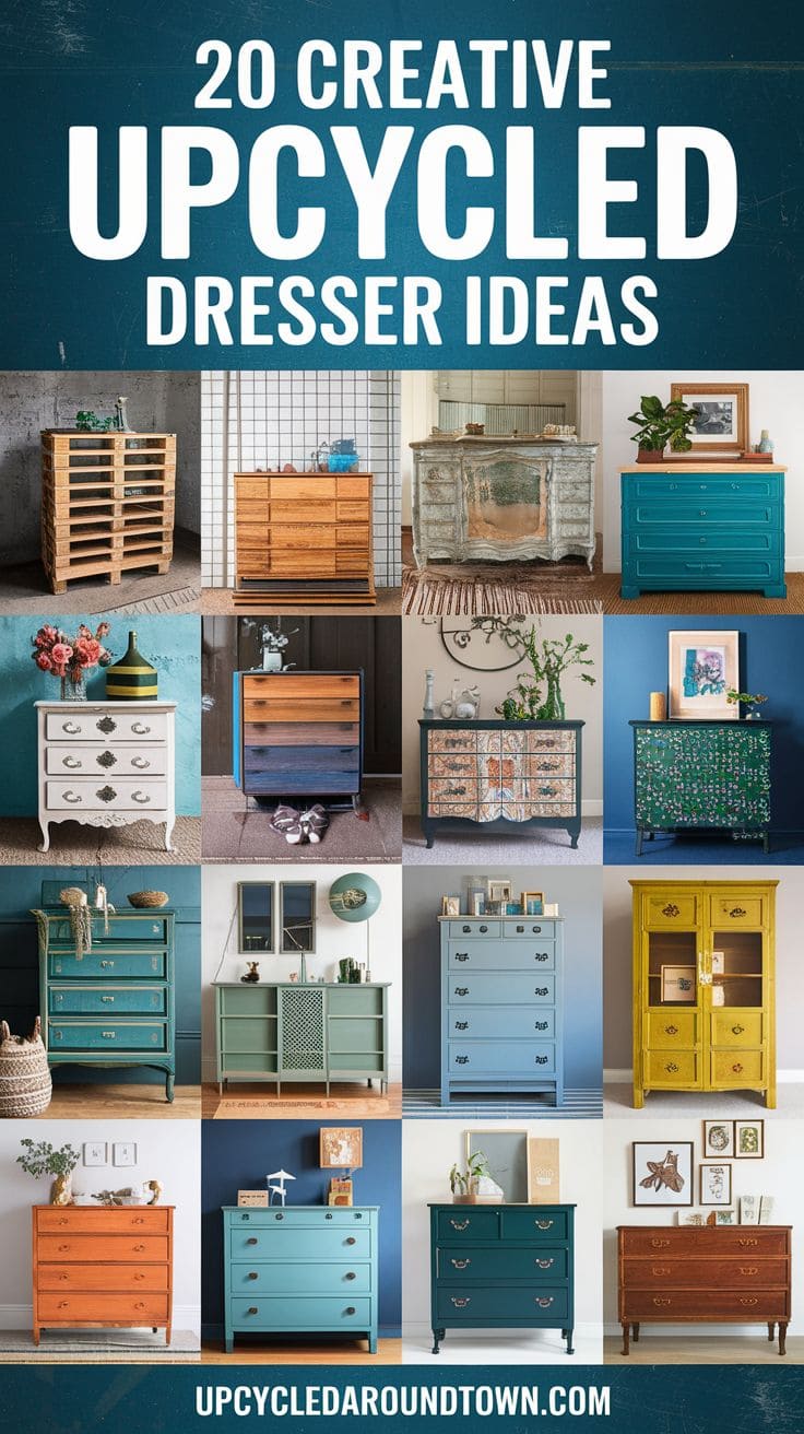 20 Creative Upcycled Dresser Ideas for a Stylish Home Makeover ...