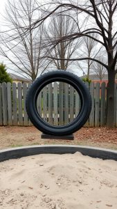 20 Creative Tire Swing Ideas for Your Backyard Fun - Upcycled Around Town
