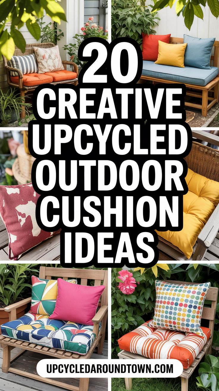20 Creative Upcycled Outdoor Cushion Ideas for Your Patio Decor ...