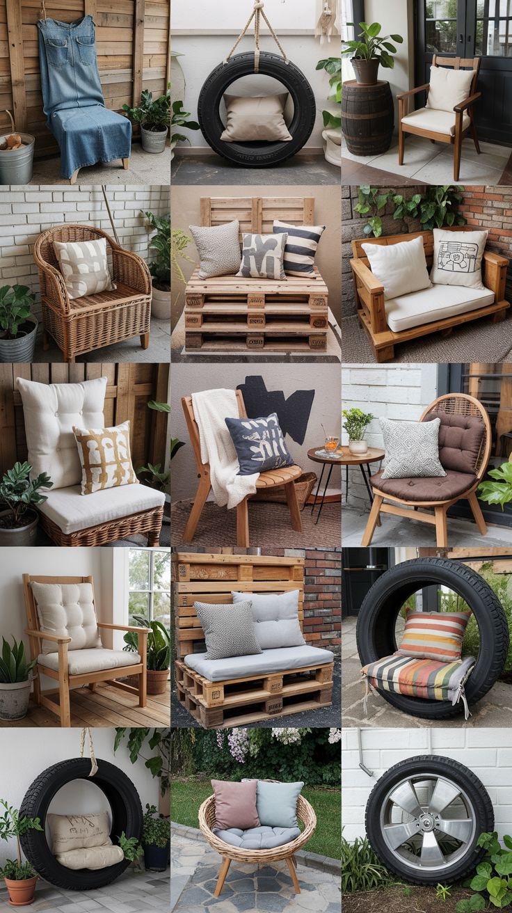 20 Creative Upcycled Outdoor Cushion Ideas for Your Patio Decor ...