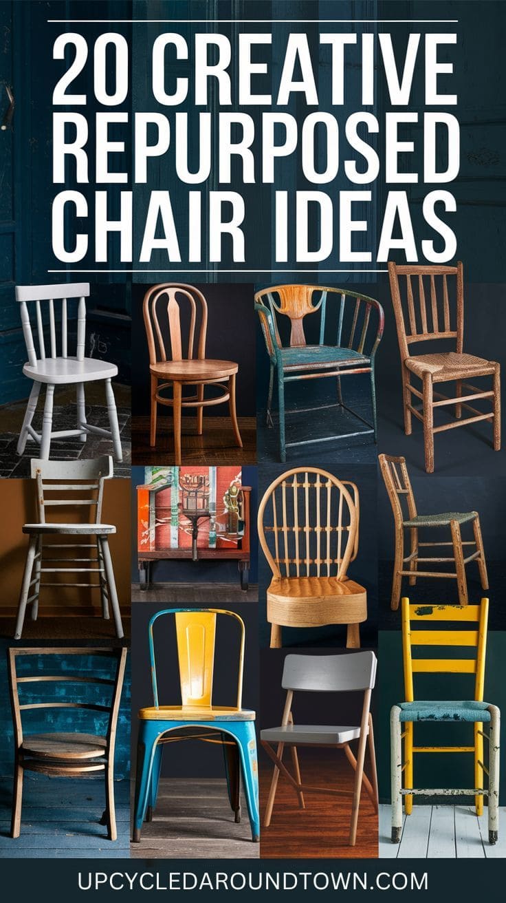 20 Creative Repurposed Chair Ideas for Your Home Decor - Upcycled ...