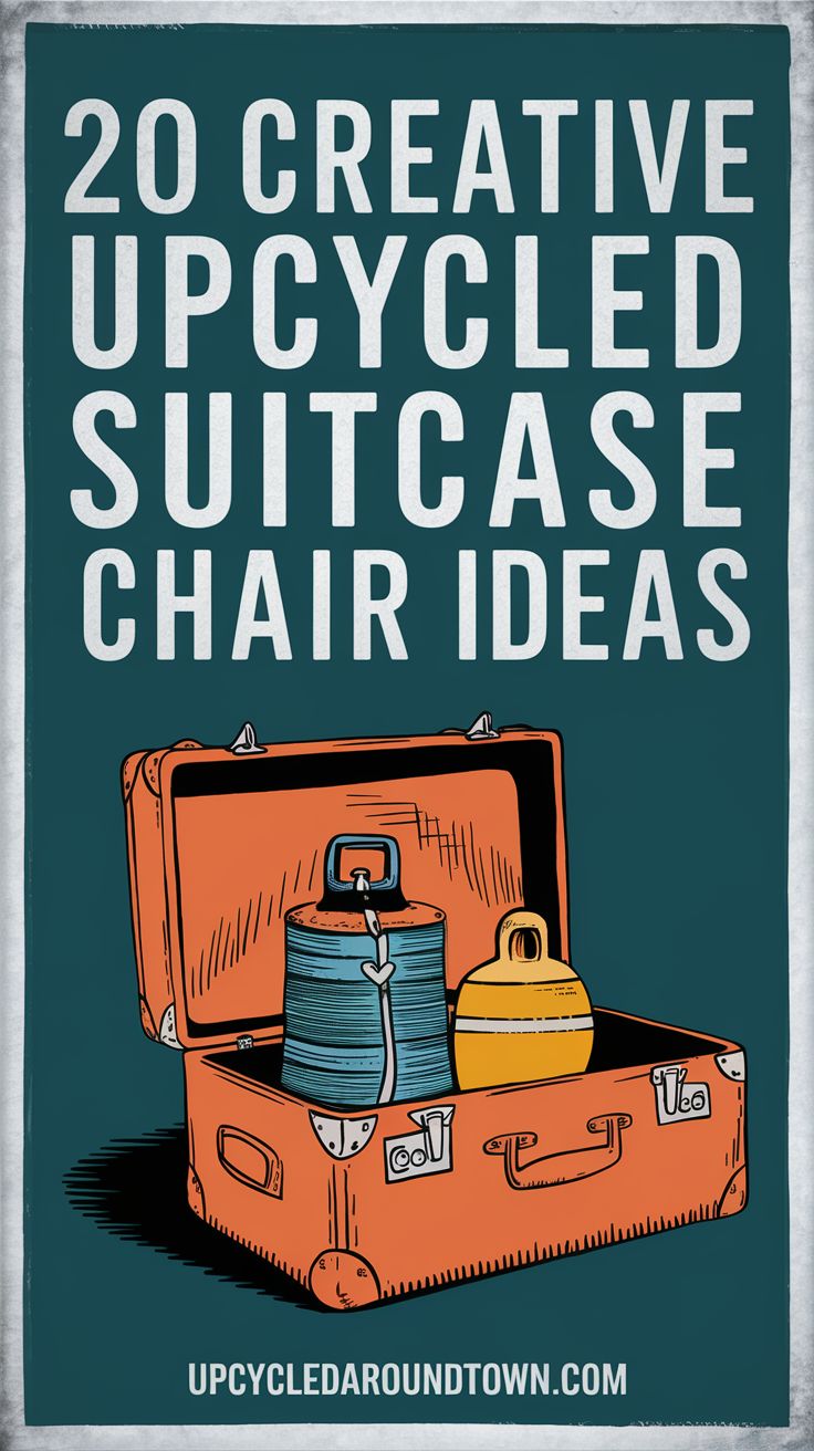 20 Creative Upcycled Suitcase Chair Ideas for a Unique Twist on Seating ...