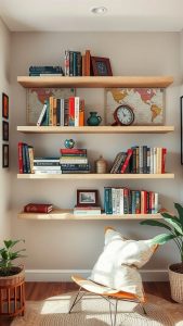 20 Creative Map Wall Decor Ideas to Transform Your Space - Upcycled ...