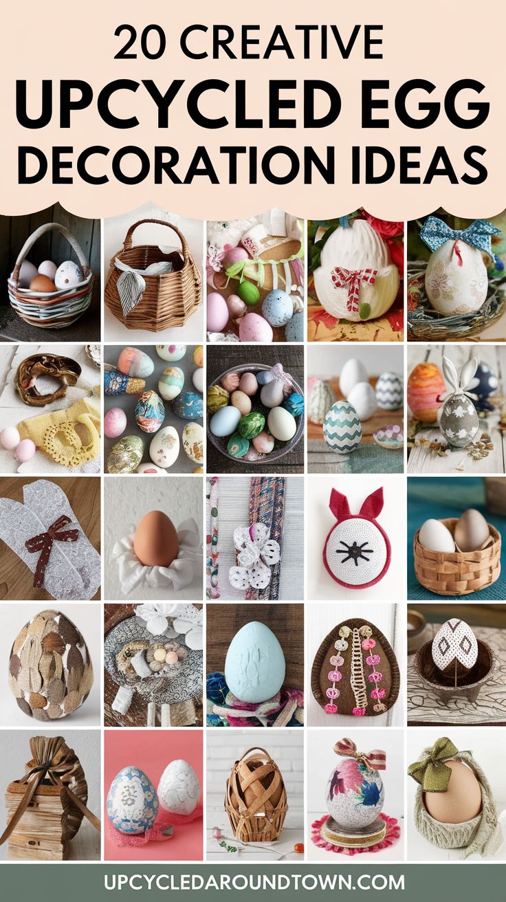 20 Creative Upcycled Egg Decoration Ideas for Your Spring Celebrations ...