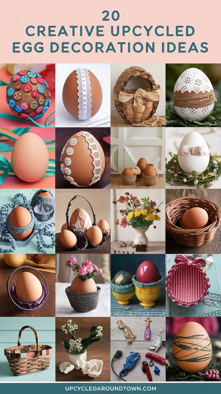 20 Creative Upcycled Egg Decoration Ideas for Your Spring Celebrations ...