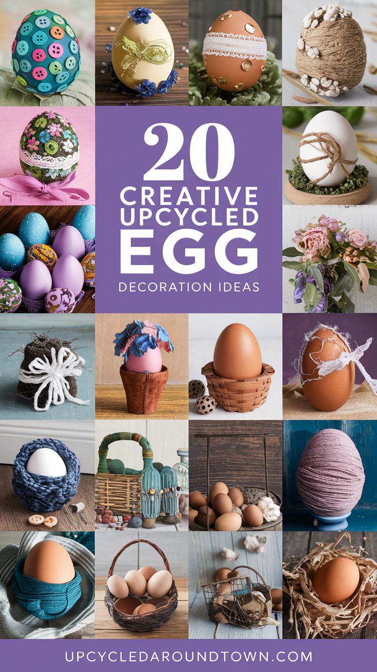 20 Creative Upcycled Egg Decoration Ideas for Your Spring Celebrations ...