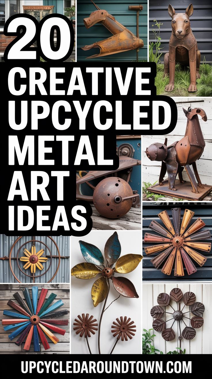 20 Creative Upcycled Metal Art Ideas for Your Home and Garden ...