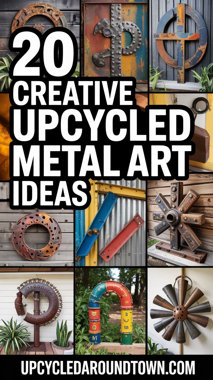 20 Creative Upcycled Metal Art Ideas for Your Home and Garden ...