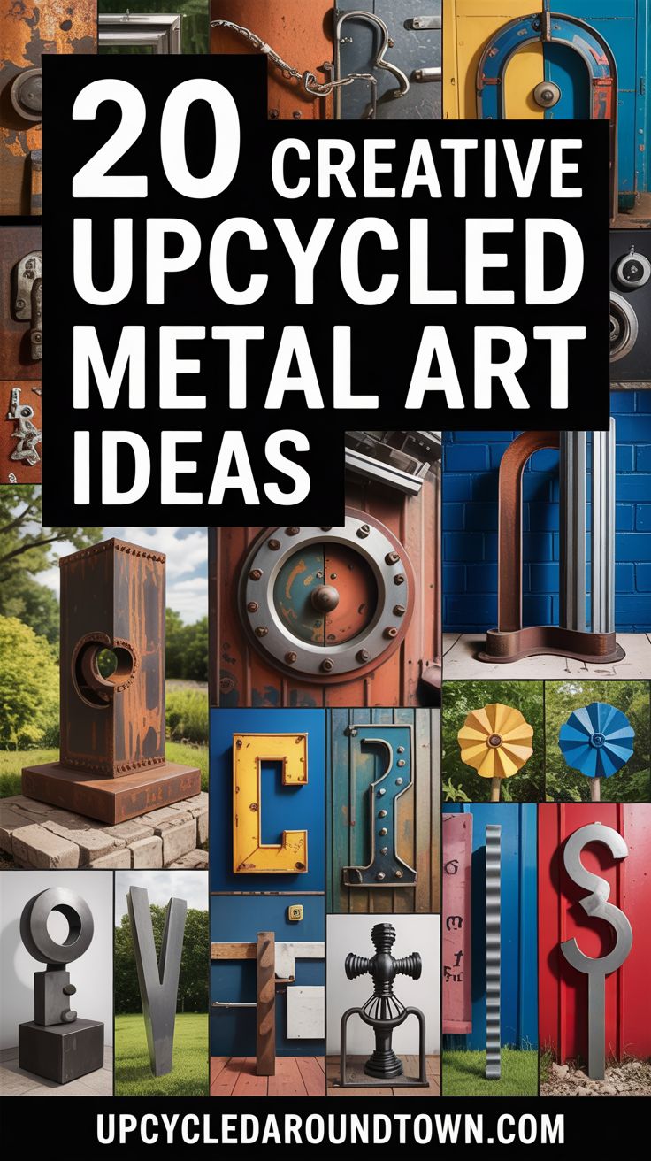 20 Creative Upcycled Metal Art Ideas for Your Home and Garden ...