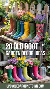 20 Creative Old Boot Garden Decor Ideas to Spruce Up Your Outdoor Space ...